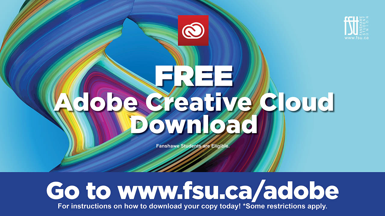 Free Adobe Software | Fanshawe Student Union